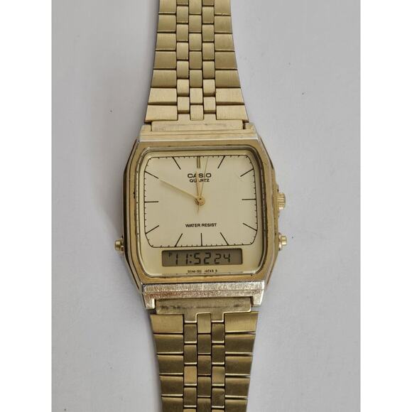 Casio | Accessories | Rare Vintage Mens Casio Aq 32 Analog Digital ...